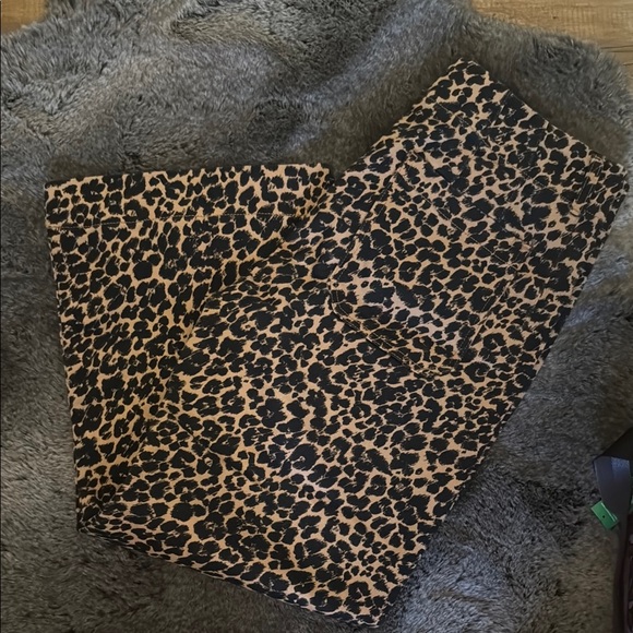 Maeve | Pants & Jumpsuits | Anthro Maeve Colette Leopard Print | Poshmark